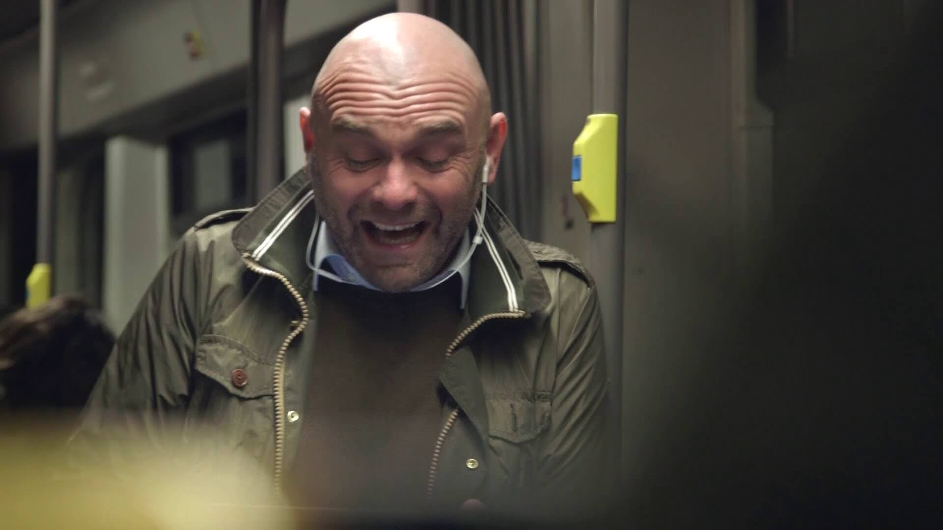 This Guy Starts Laughing On the Subway And What Happens Next Will Make ...